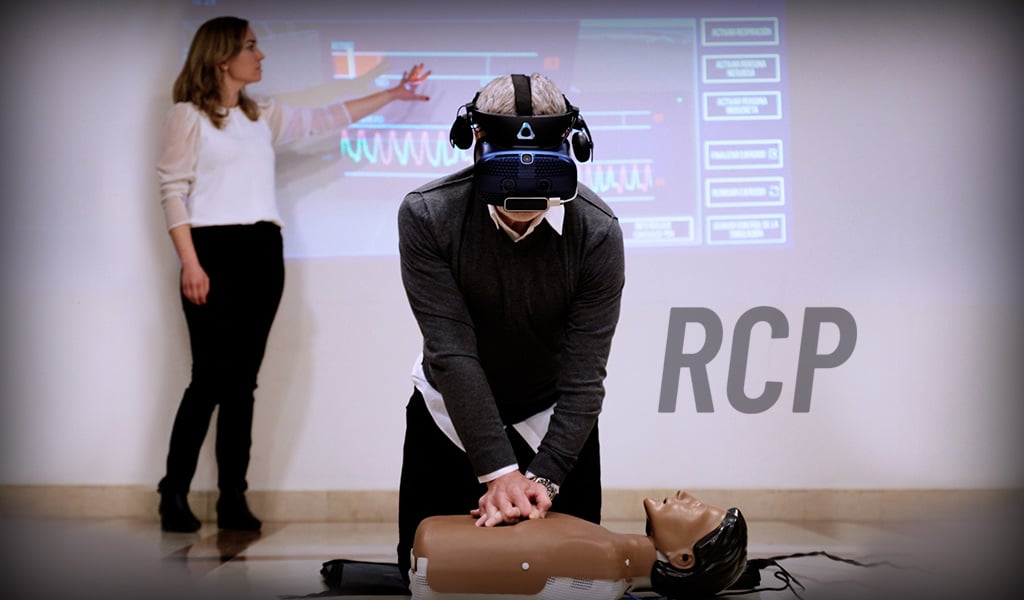 Cursos RCP: Realidad virtual para masificar el soporte vital básico