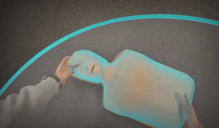 Nueva simulación VR de Ludus: ¡RCP sin cables ni mandos!