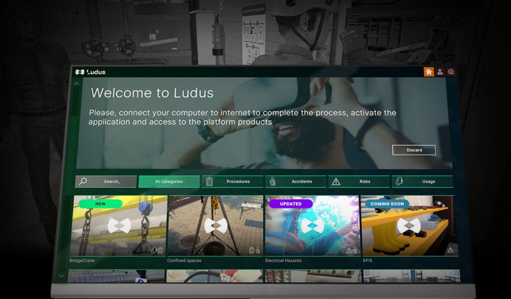 Democratizando el uso de realidad virtual en formaciones PRL - Ludus