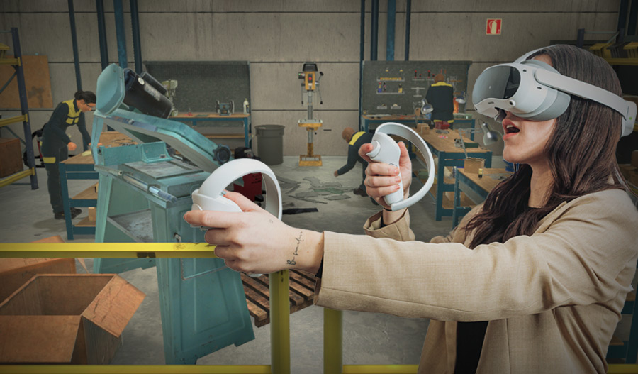 Realidad Virtual para prevenir accidentes de manos en el trabajo