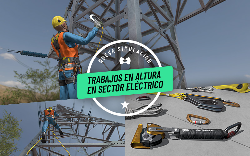 Nueva simulación VR de Ludus: Trabajos en Altura en el sector eléctrico